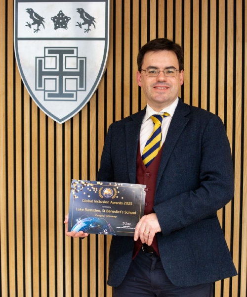 St Benedicts - St Benedict's School Receives Global Inclusion Award