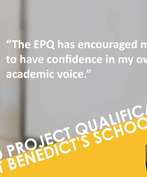 St Benedicts - Extended Project Qualification results