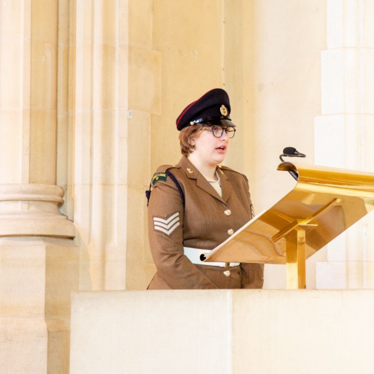 St Benedicts - CCF Honour for Cdt Sgt Amy Vaughan