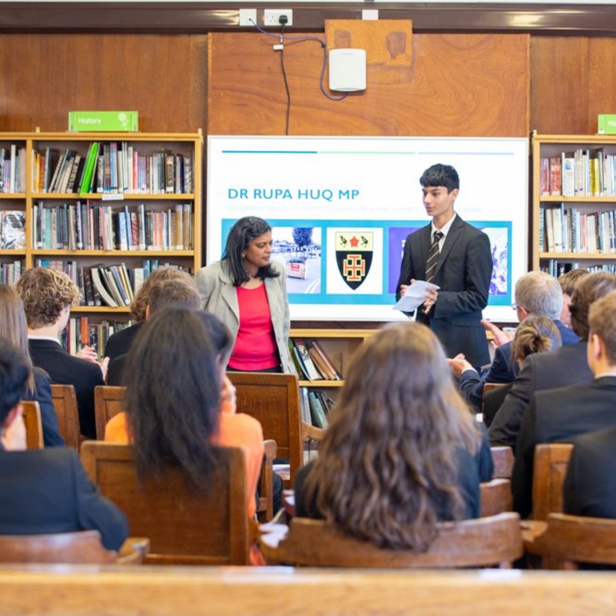 St Benedicts - Climate Change Q&A with Dr Rupa Huq, MP